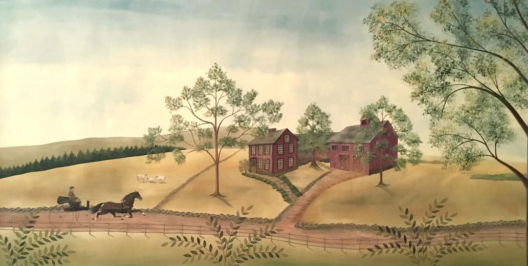 Wayland Mural - Lisa Curry Mair at Canvasworks Designs